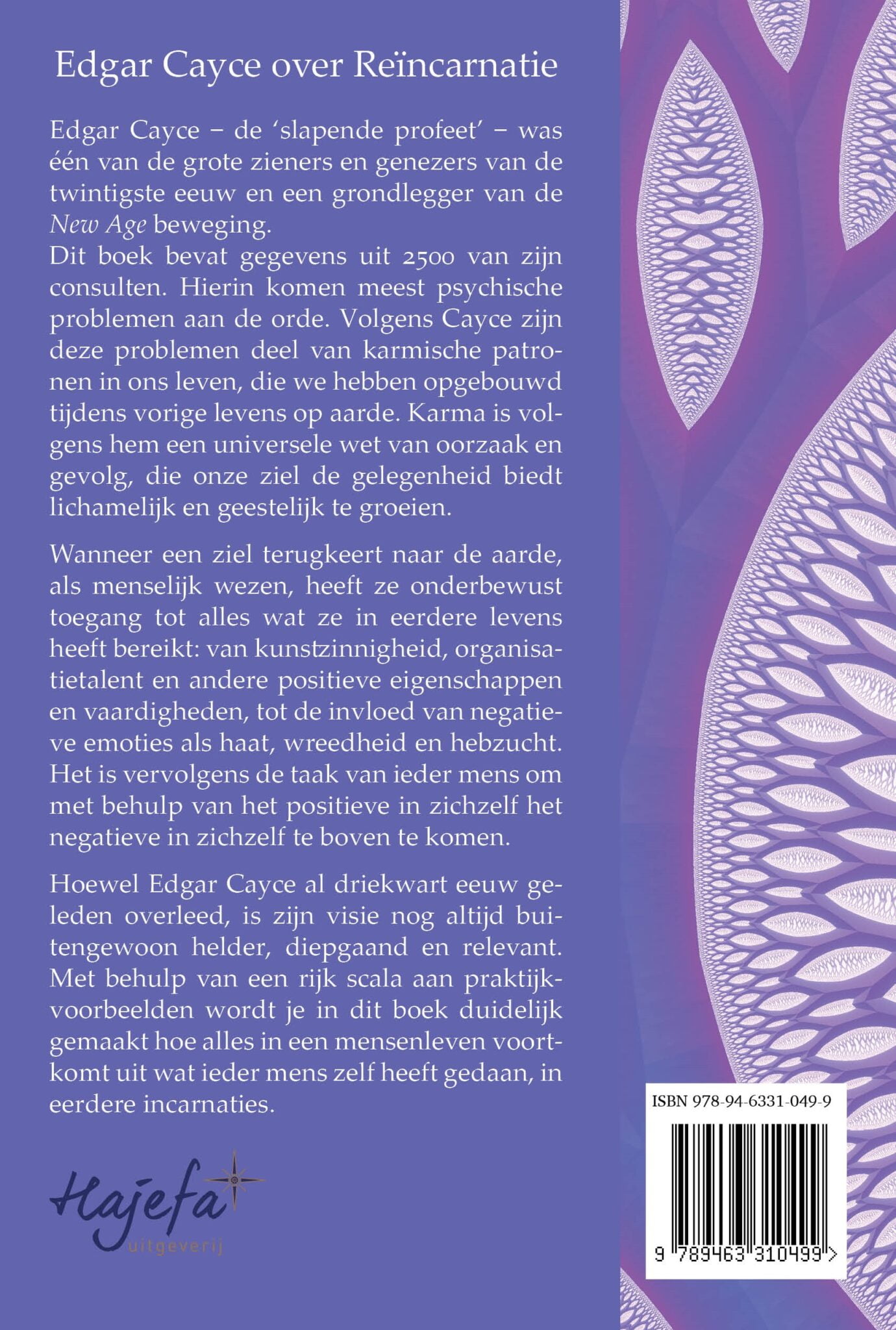 Edgar Cayce over Reïncarnatie | Uitgeverij Hajefa